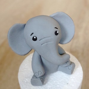 Edible Elephant Cake Topper. - Etsy