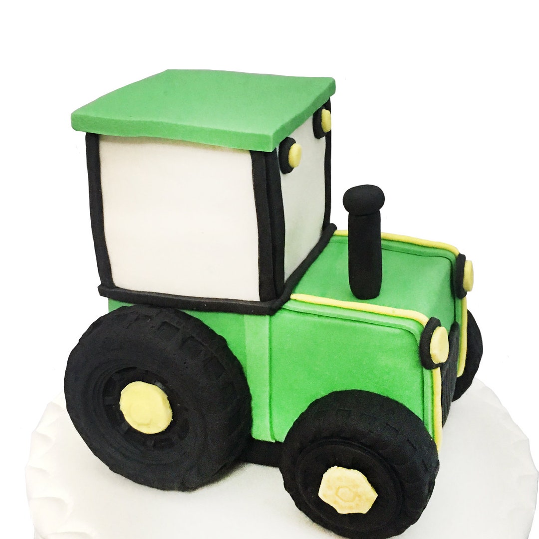 Edible Tractor Cake Topper. Tractor Figurine for a Cake. - Etsy