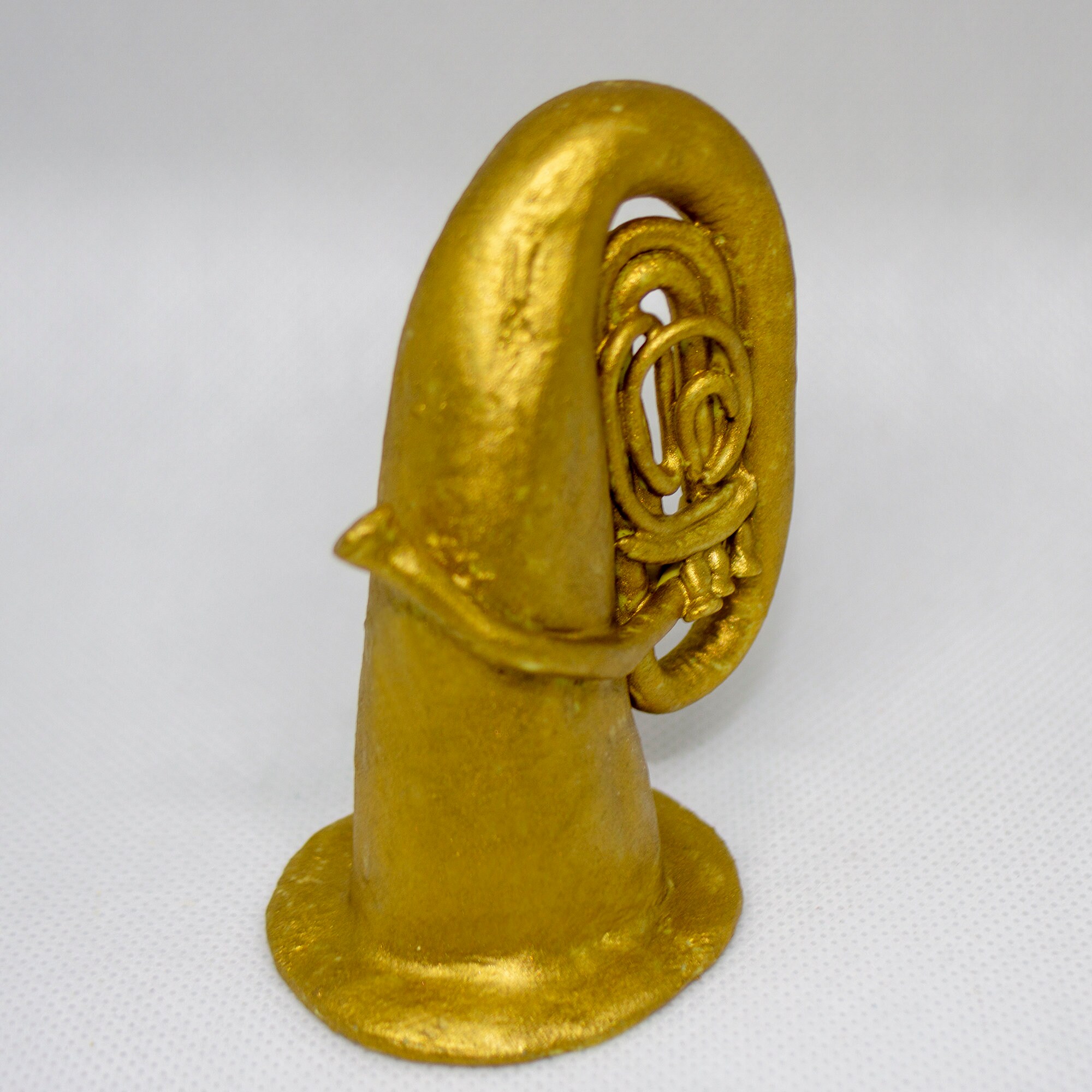 Edible Tuba Cake Topper. Fondant/gum Paste Tuba Figurine. | Etsy