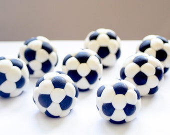 Fondant Soccer Ball - Etsy