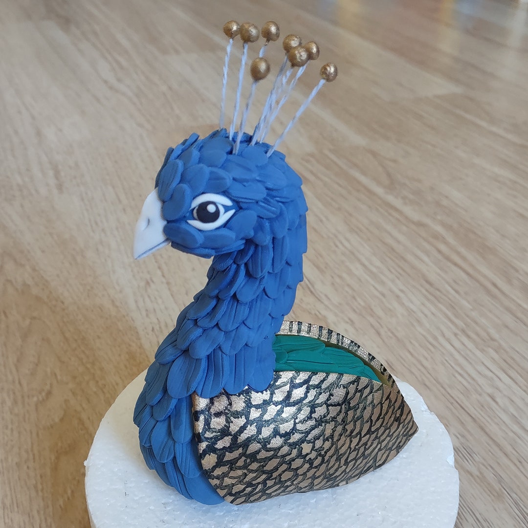 Edible Peacock Cake Topper. No Tail Included, It Can Be Ordered ...