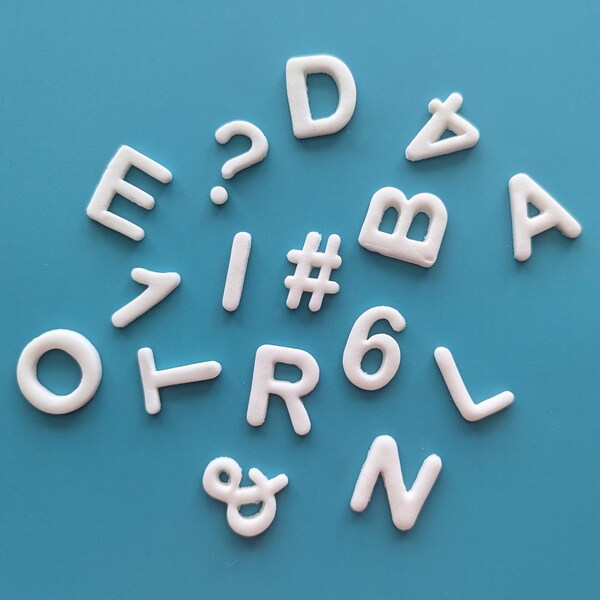 Fondant Letters - Etsy