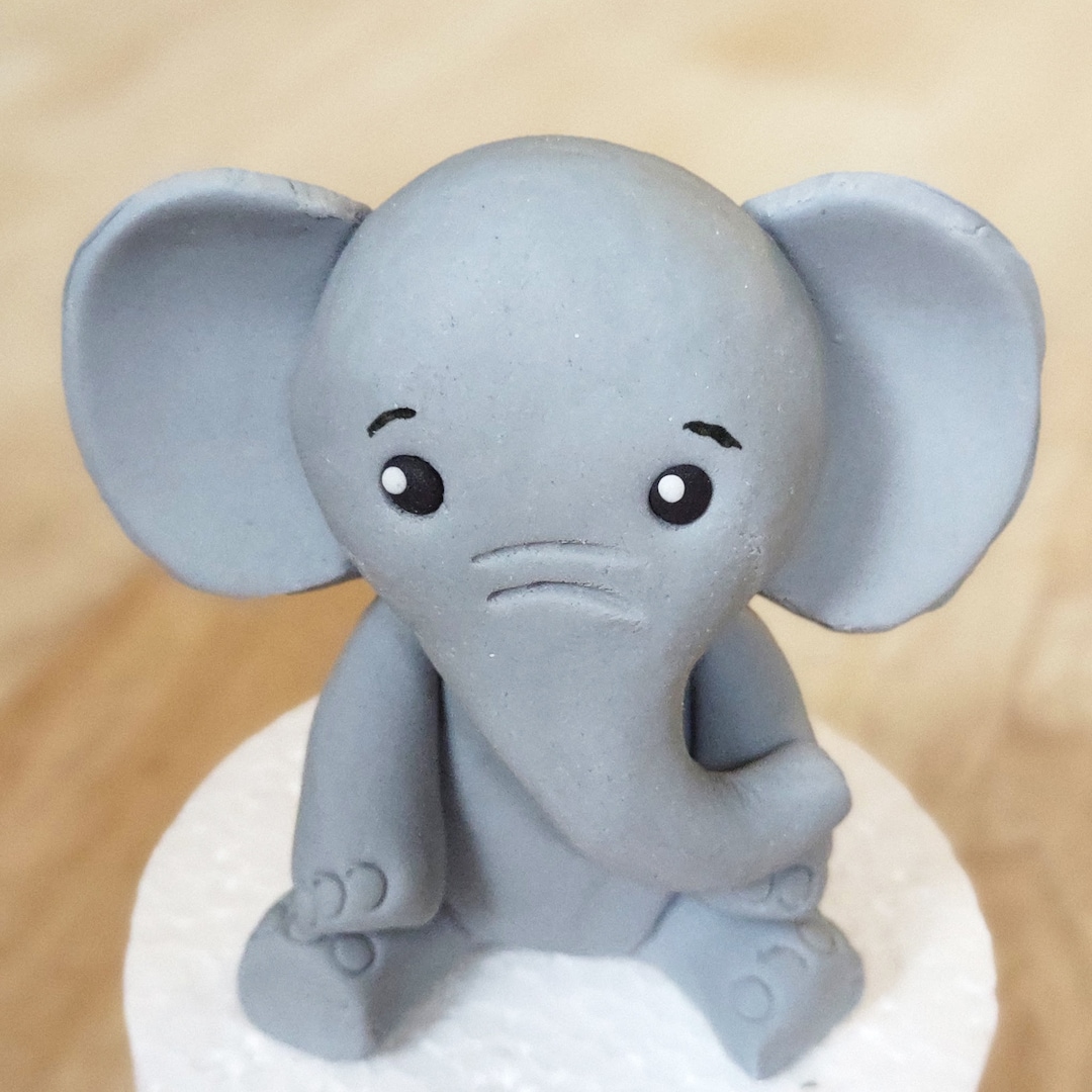 Edible Elephant Cake Topper. - Etsy