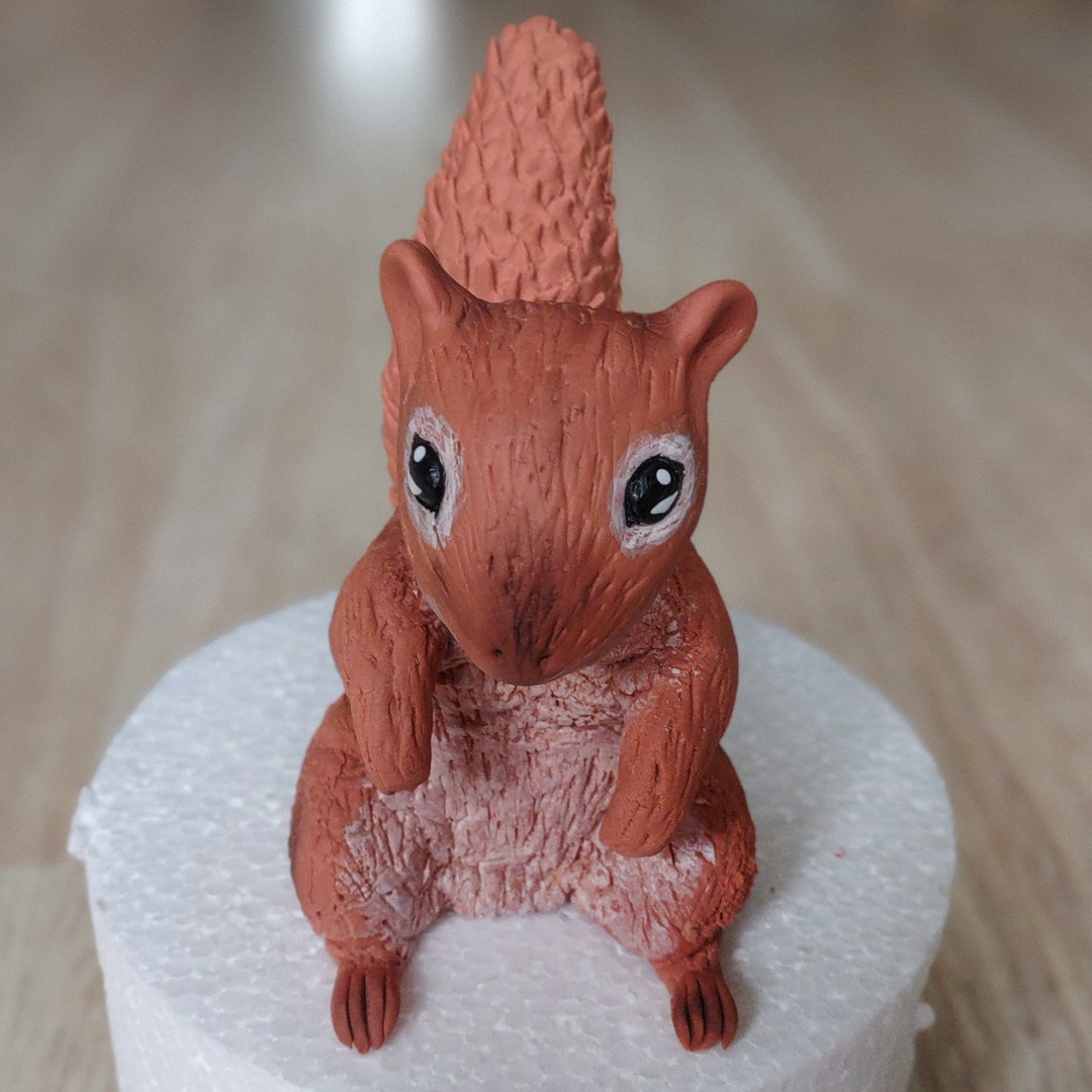 Edible Squirrel Cake Topper. Natural Looking Squirrel Figure. - Etsy