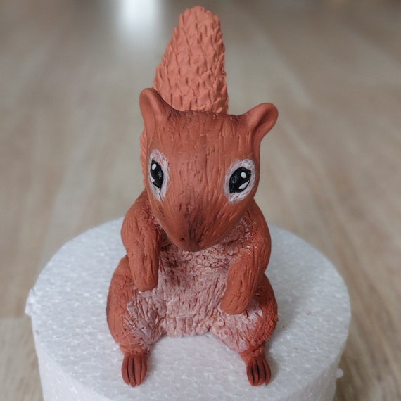 Edible Squirrel Cake Topper. Natural Looking Squirrel Figure. - Etsy