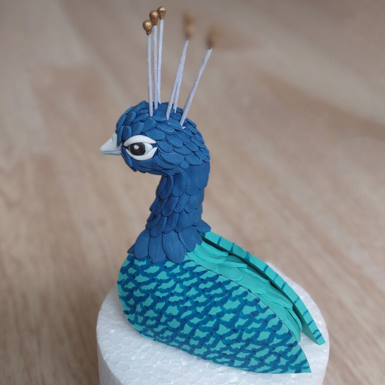 Edible Peacock Cake Topper. No Tail Included It Can Be - Etsy