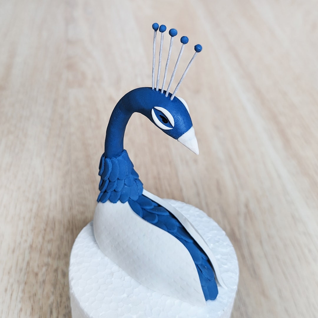 Peacock Cake Topper. No Tail Included, It Can Be Ordered Separately ...