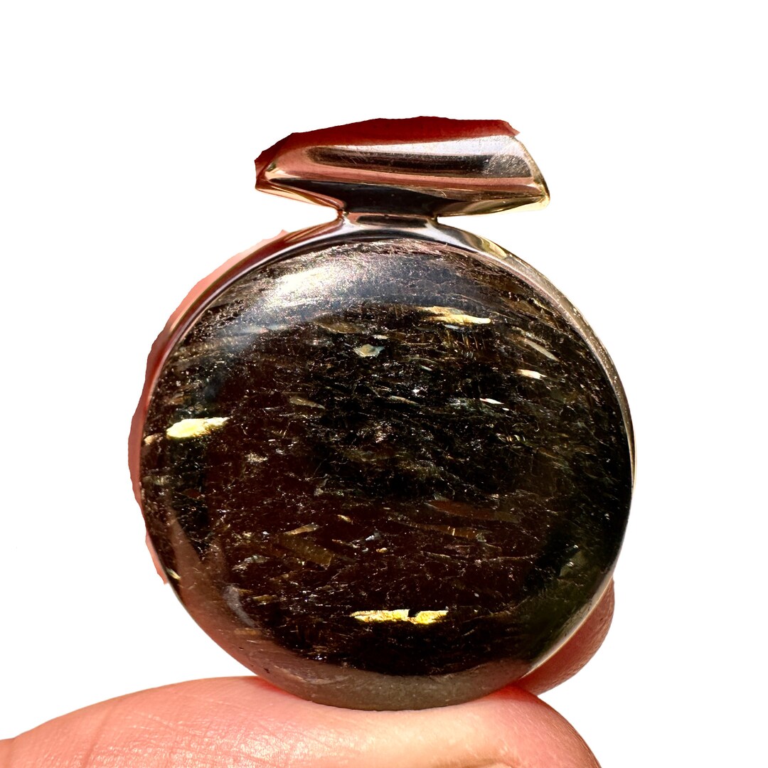 NUUMMITE NECKLACE Authentic Nuummite From Greenland With Certificate ...