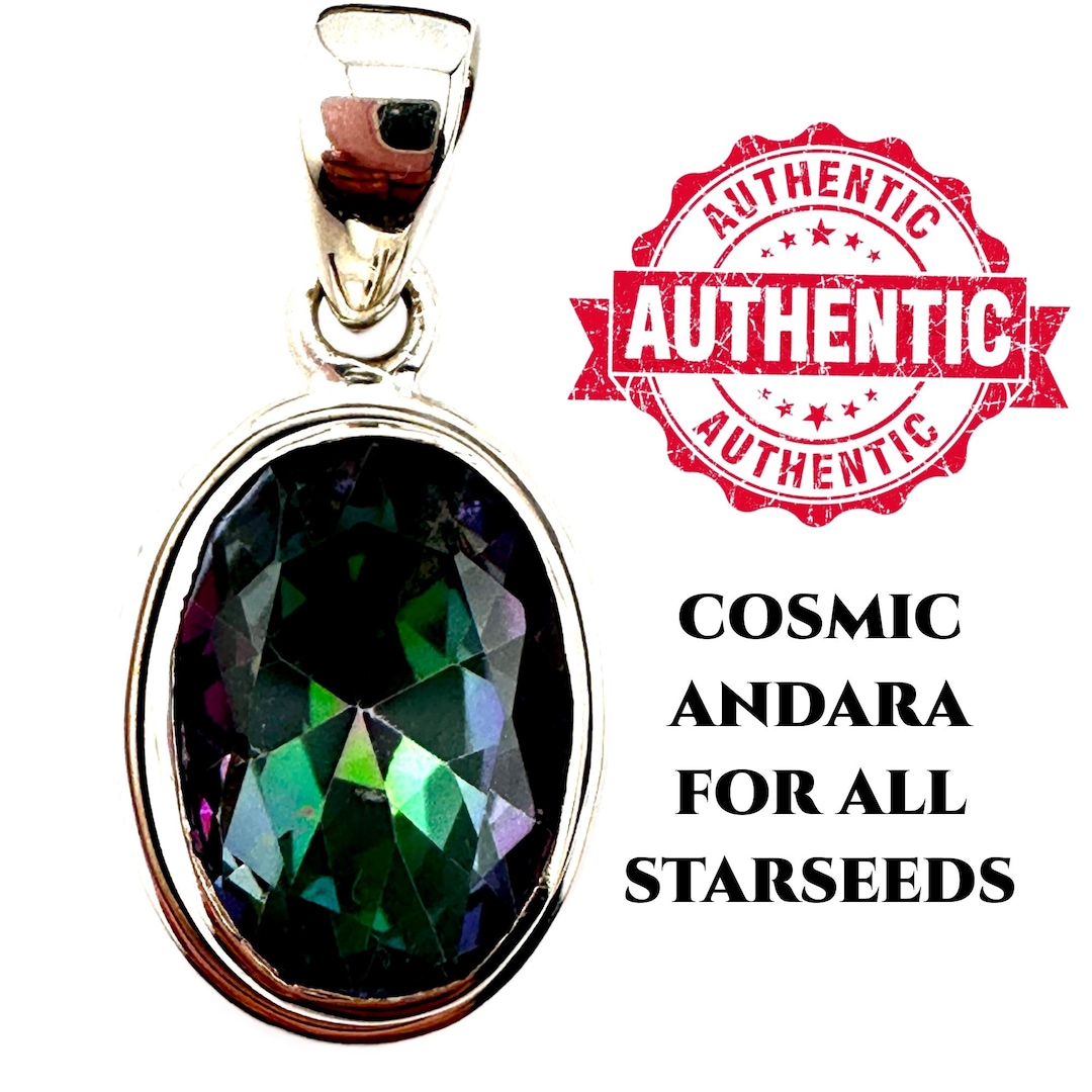 Andara Pendant in Sterling Silver Encoded for Starseeds. Authentic Mt ...