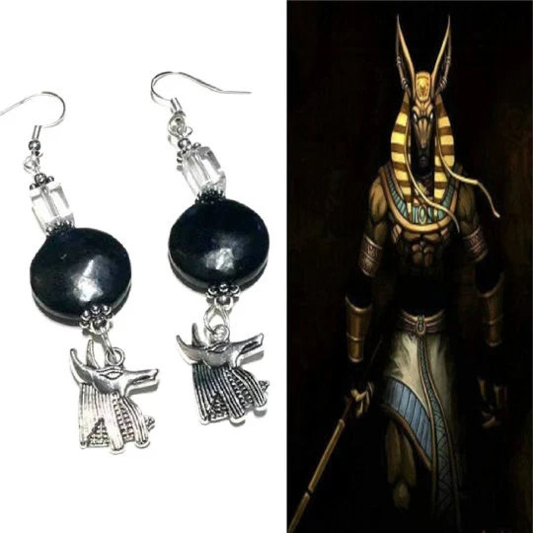 Anubis Earrings Made by an Egyptian High Priestess to Help Fix Mistakes ...