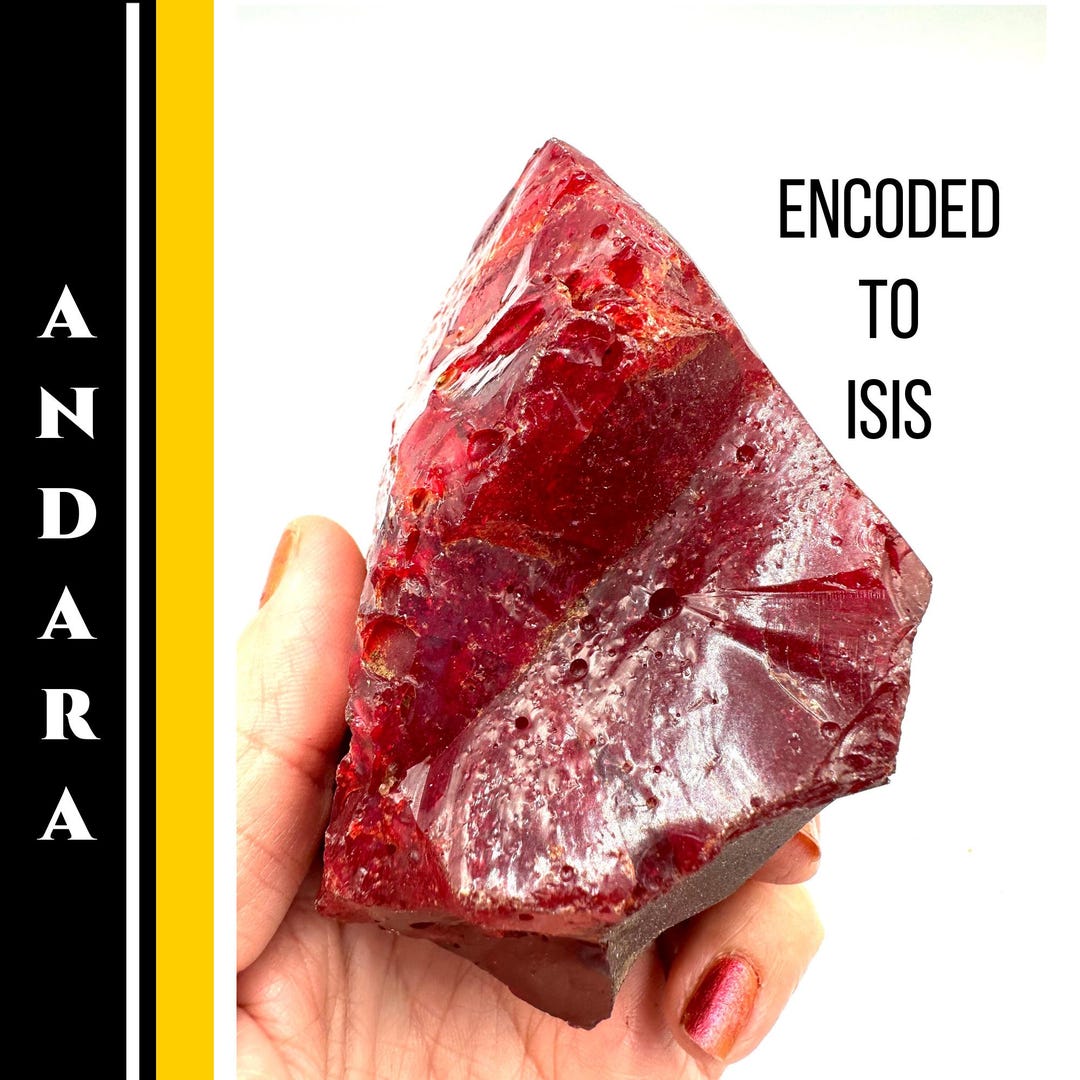 Andara Crystal Red Authentic Mt Shasta Andara Encoded to Egyptian ...