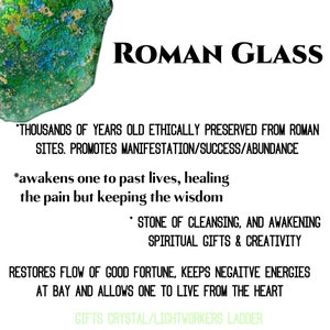 ROMAN GLASS Crystal Necklace Set of 3 Encoded to Ancient Energies at ...