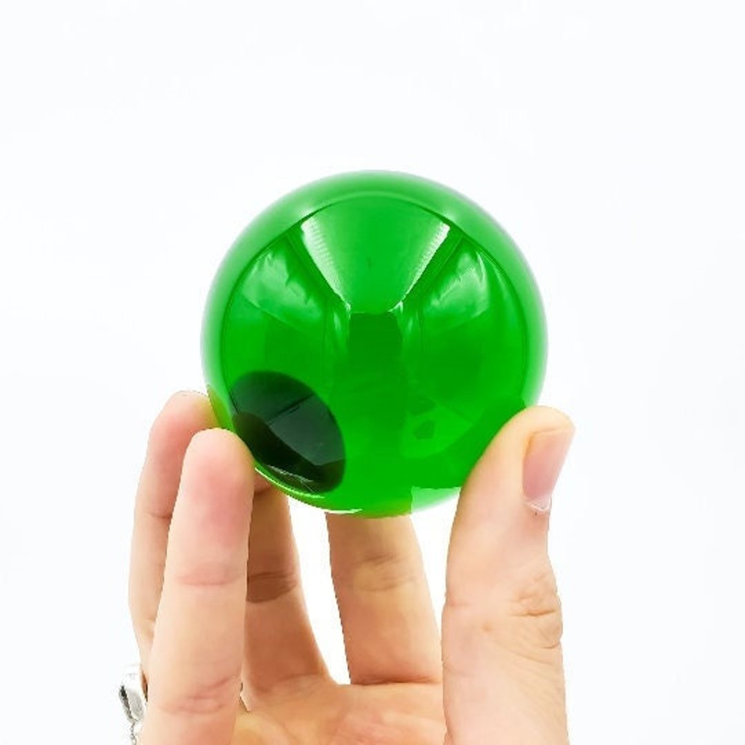 Andara Crystal Ball Vortex to Thoth With Marble Stand Green Andara ...
