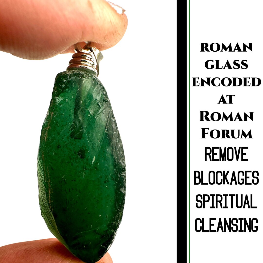 Roman Glass Crystal Necklace – 2000-year-old Amulet Blessed at ...