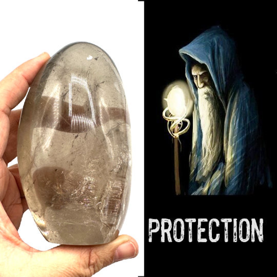 Smoky Quartz Crystal RARE Cairngorm Quartz From Scotland Encoded Merlin ...