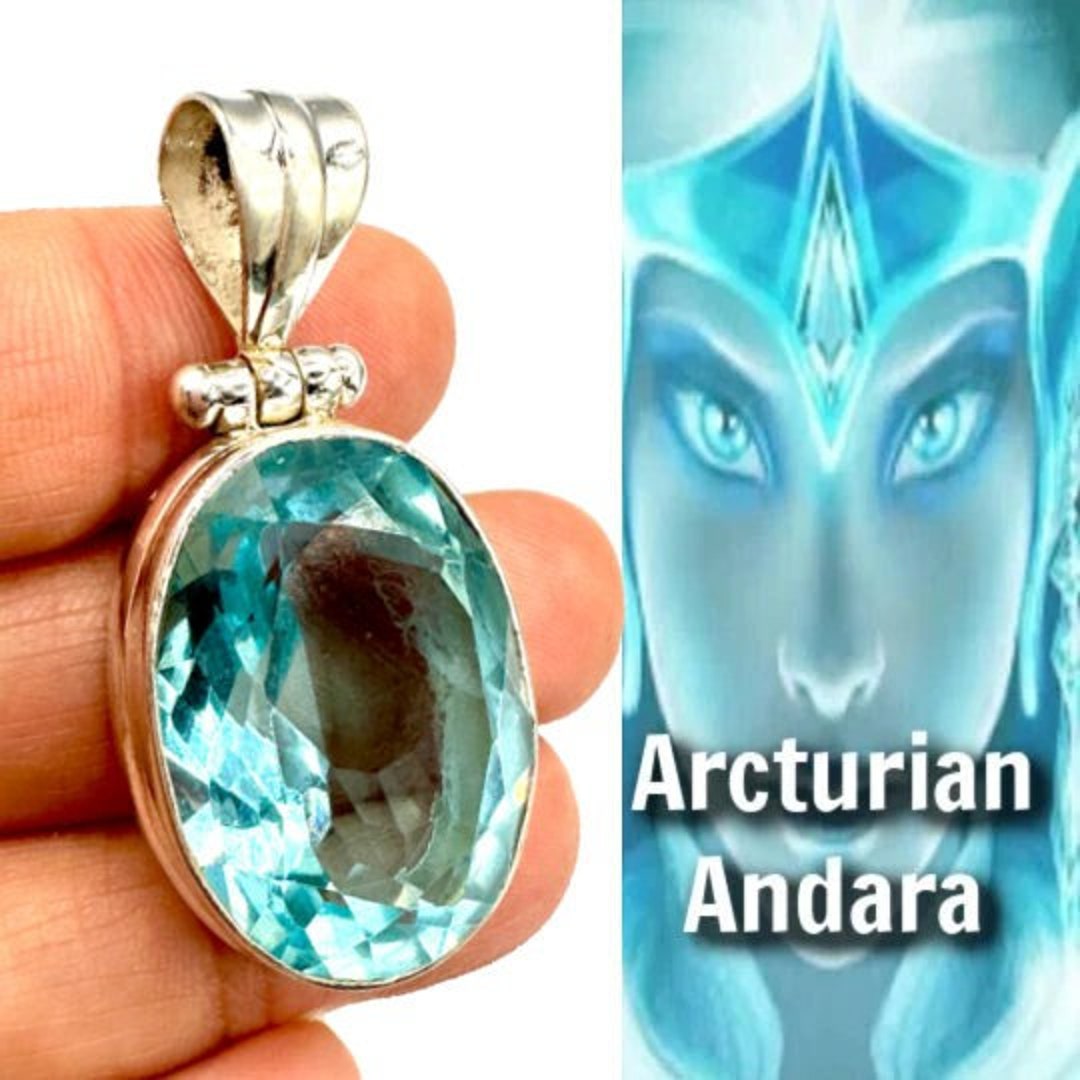 ANDARA Crystal NECKLACE Encoded for Arcturian Starseeds Crystal Healing ...
