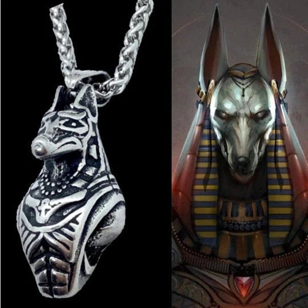 Anubis Necklace - Etsy