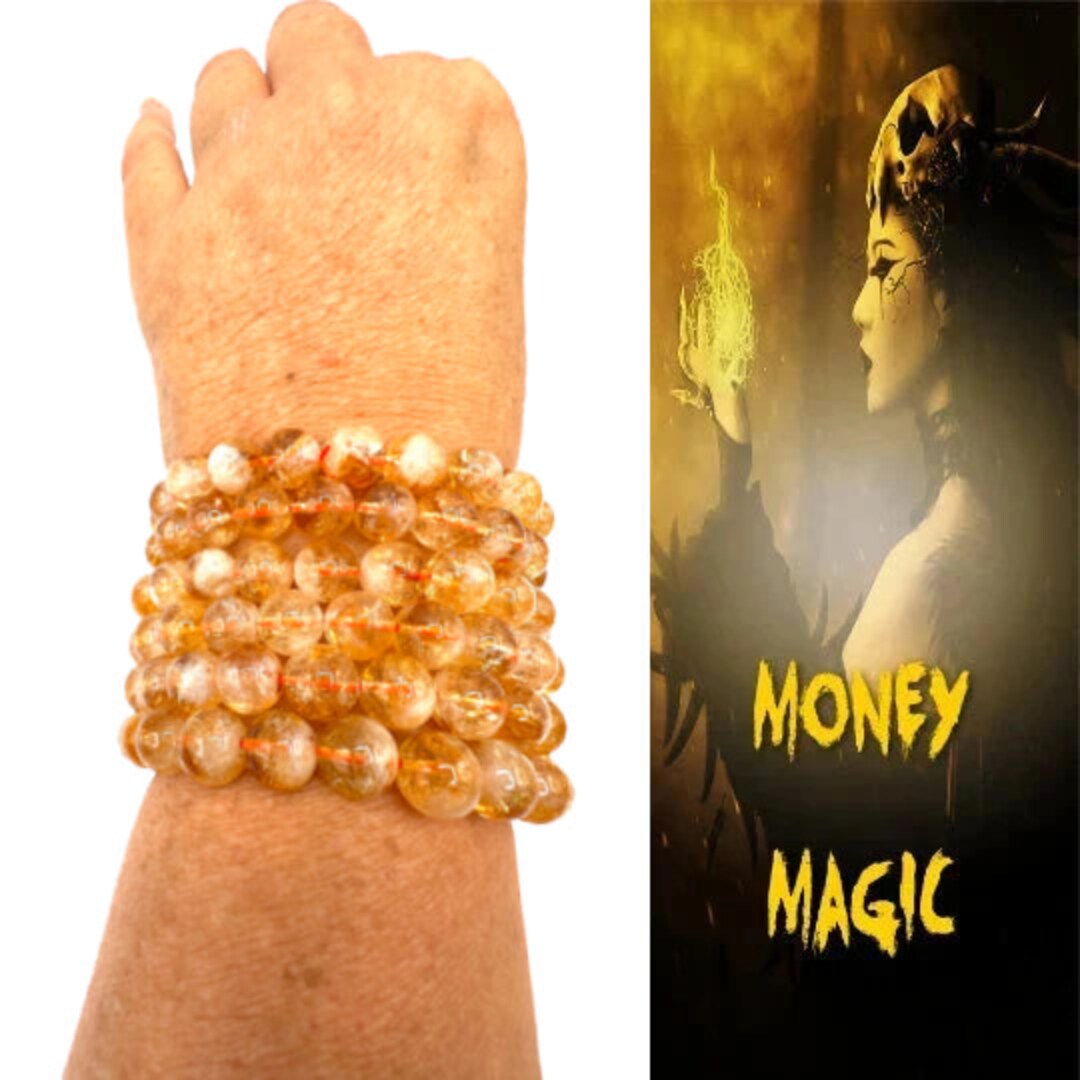 Citrine Crystal Bracelet Enchanted by A Sorceress for Breaking Curses ...
