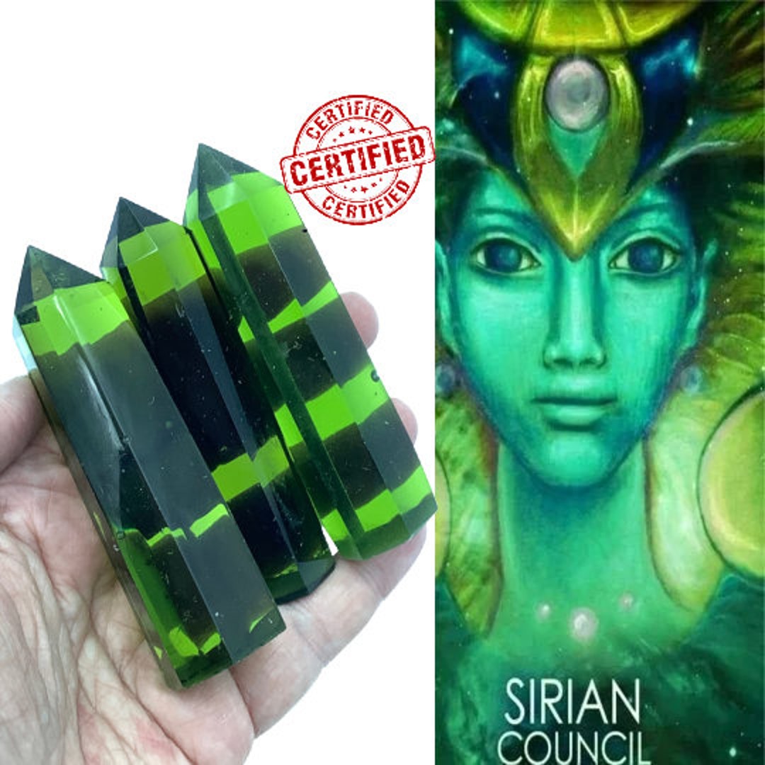 Andara Crystal Wand/tower, With Certificate Spiritual Portal to Sirius ...