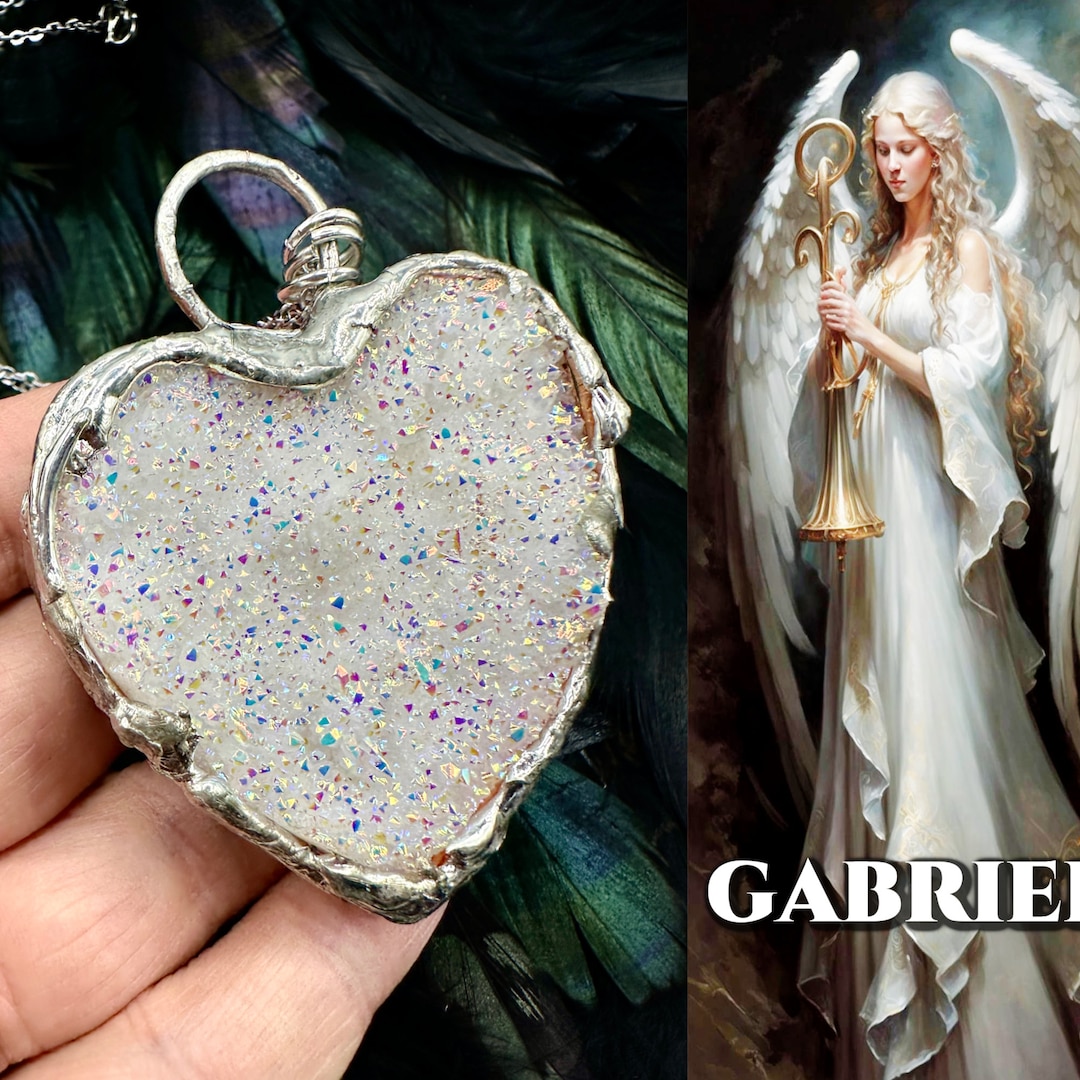 Angel Aura Crystal Necklace Encoded to ARCHANGEL GABRIEL at Archangel ...