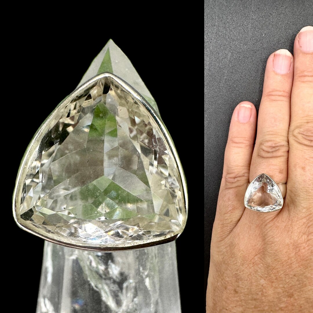 DANBURITE Crystal RING. Silver Ring Encoded to Archangels at Archangel ...