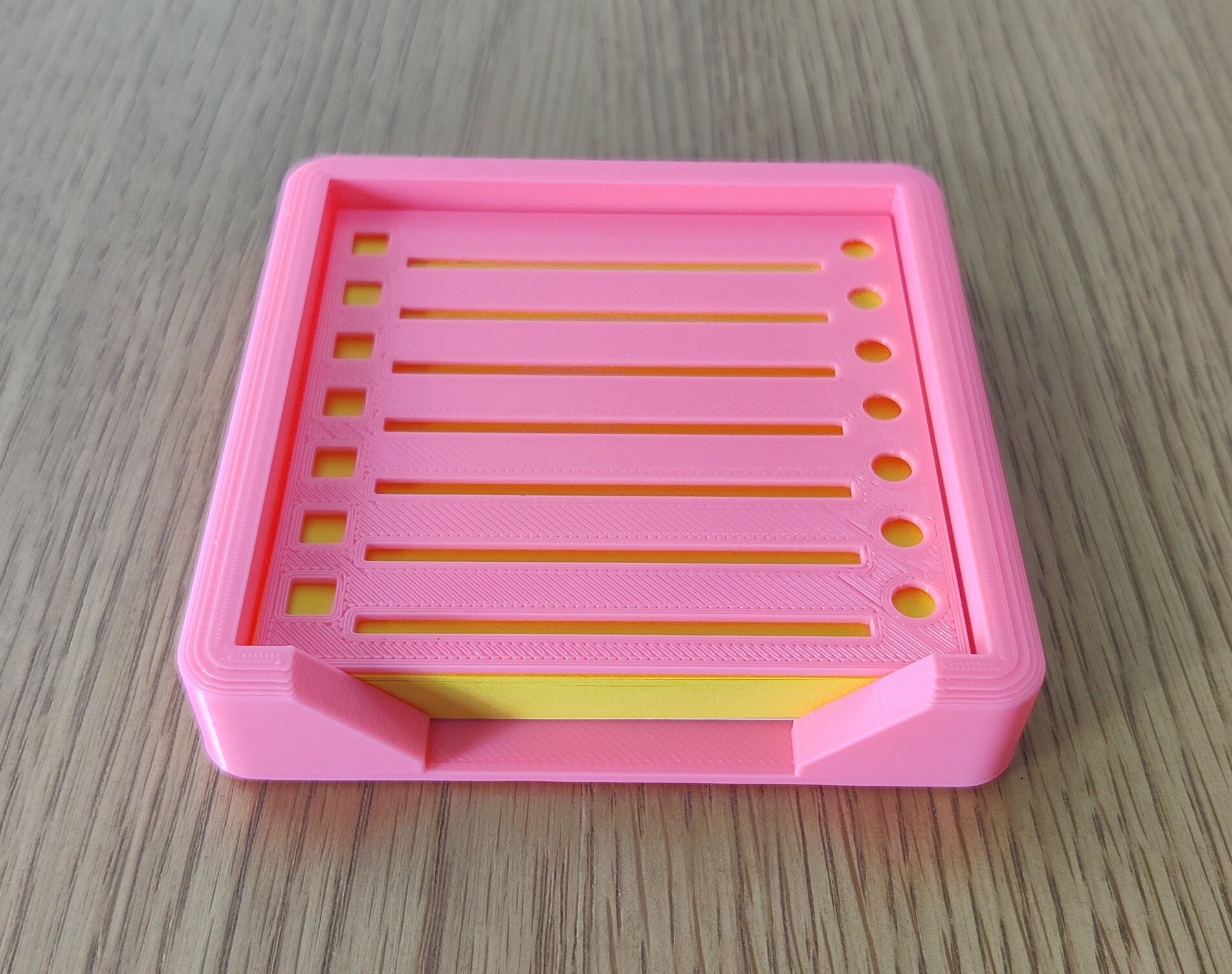3D Printed Post It Note Holder: Minimalist Desk Organizer - Etsy