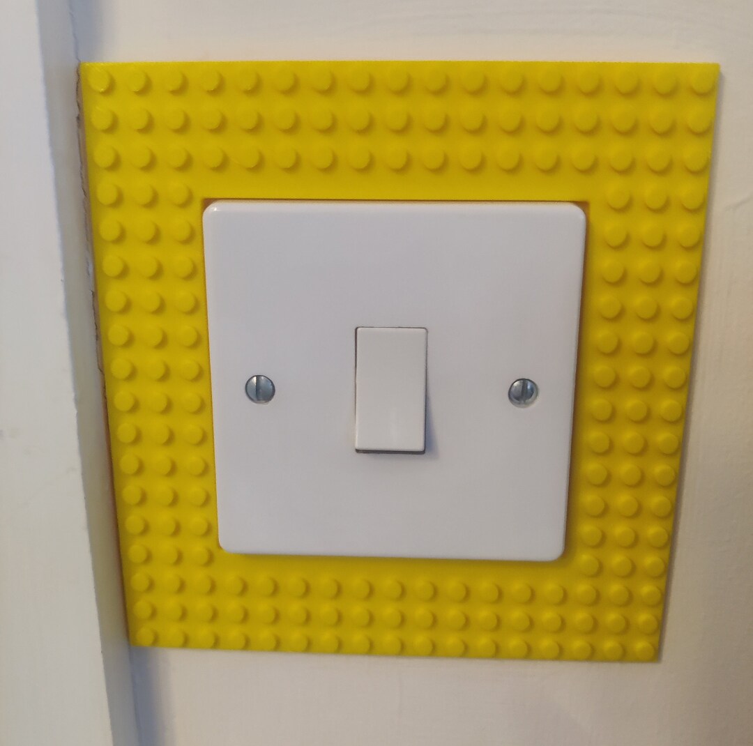 Lego Style Bedroom Light Switch Surround | Gift | Home Decor | Bedroom ...