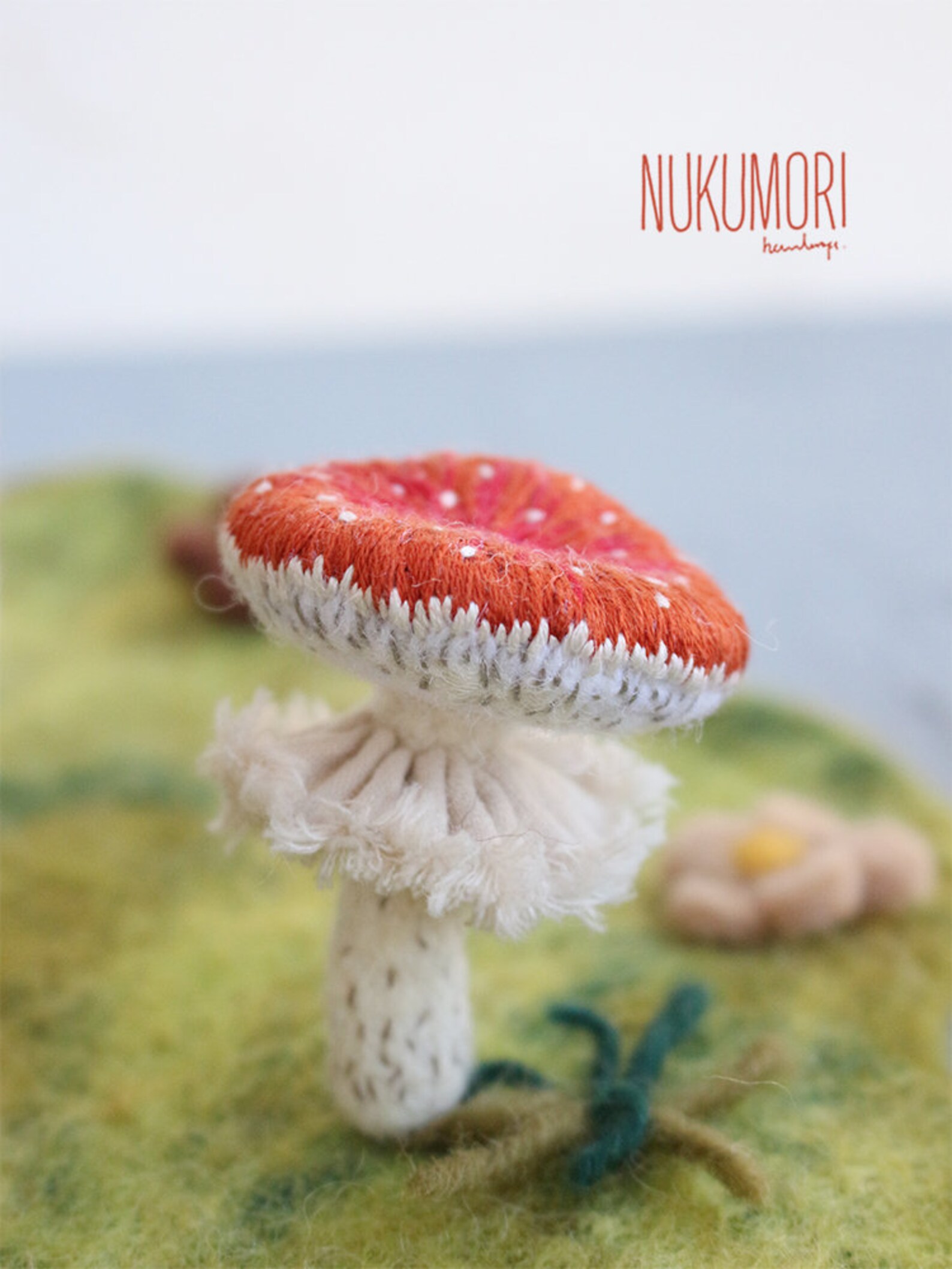 4 Mushrooms Key Ring Needle Felting Kitfelting Supplie - Etsy