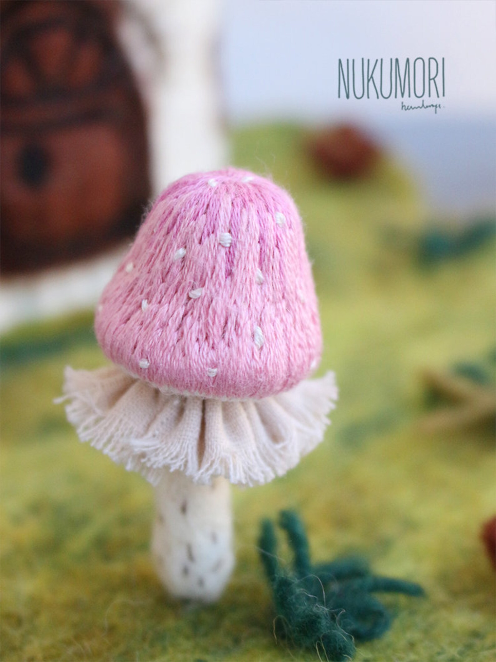 4 Mushrooms Key Ring Needle Felting Kitfelting Supplie - Etsy