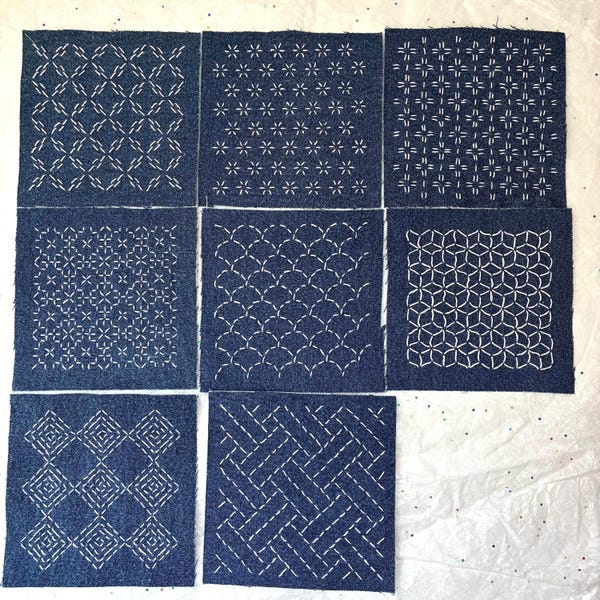 Sashiko Denim - Etsy