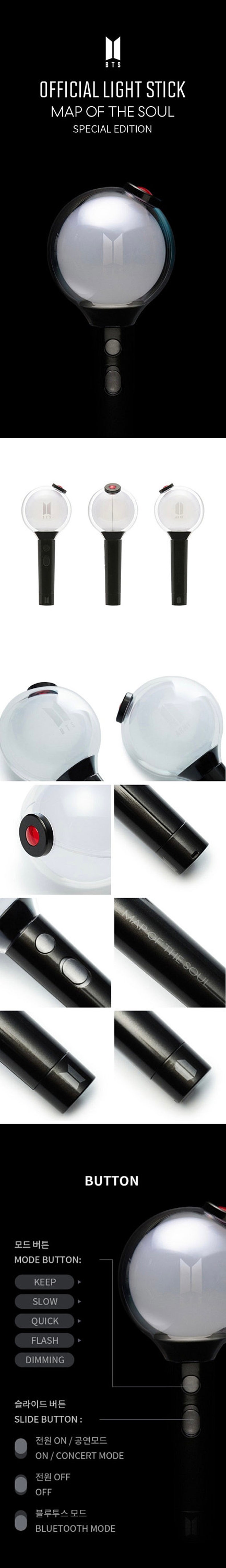 BTS: Official Light Stick ARMY Bomb Map of the Soul Special - Etsy Ireland