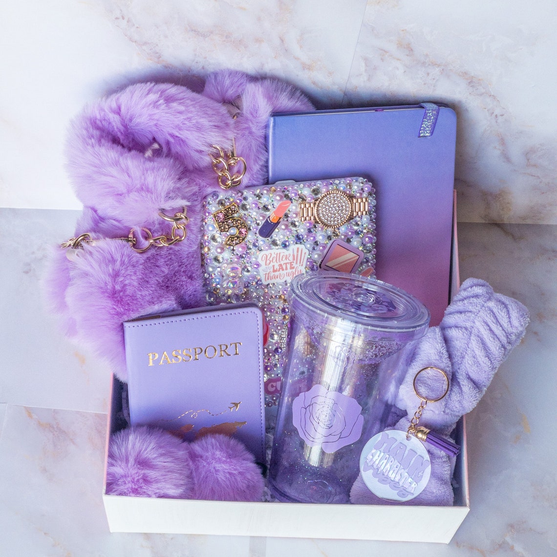 Purple Gift Set Lavender Color Gift Set Valentine Gift Set - Etsy