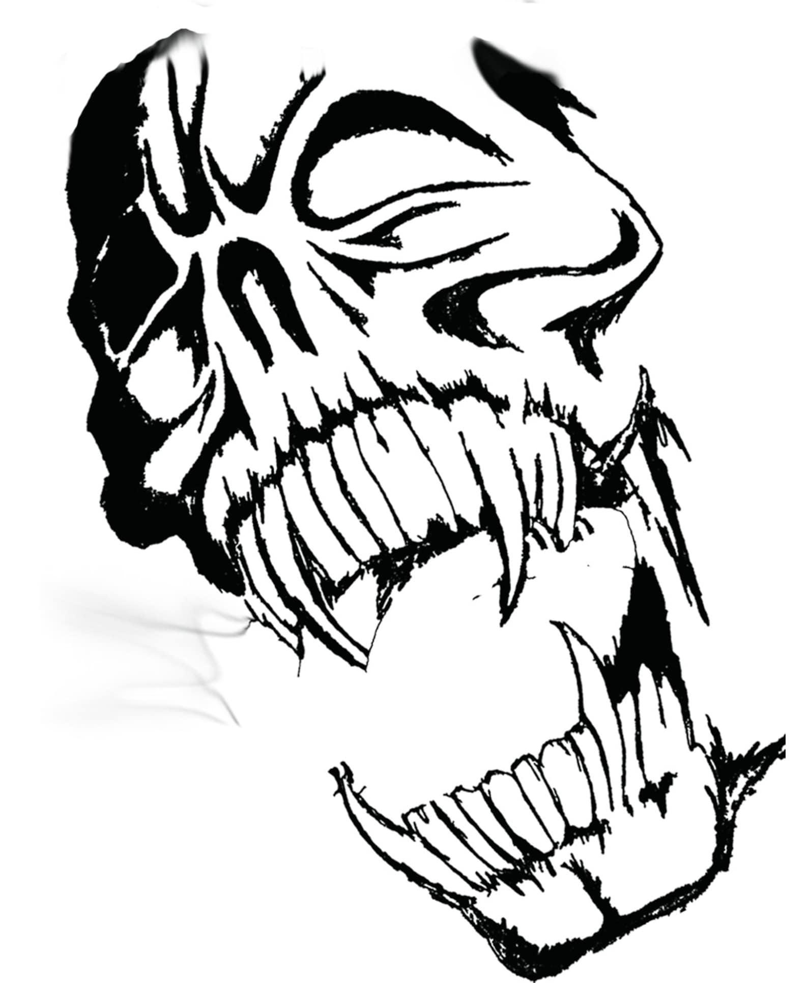 Vampire Sktch Svg - Etsy