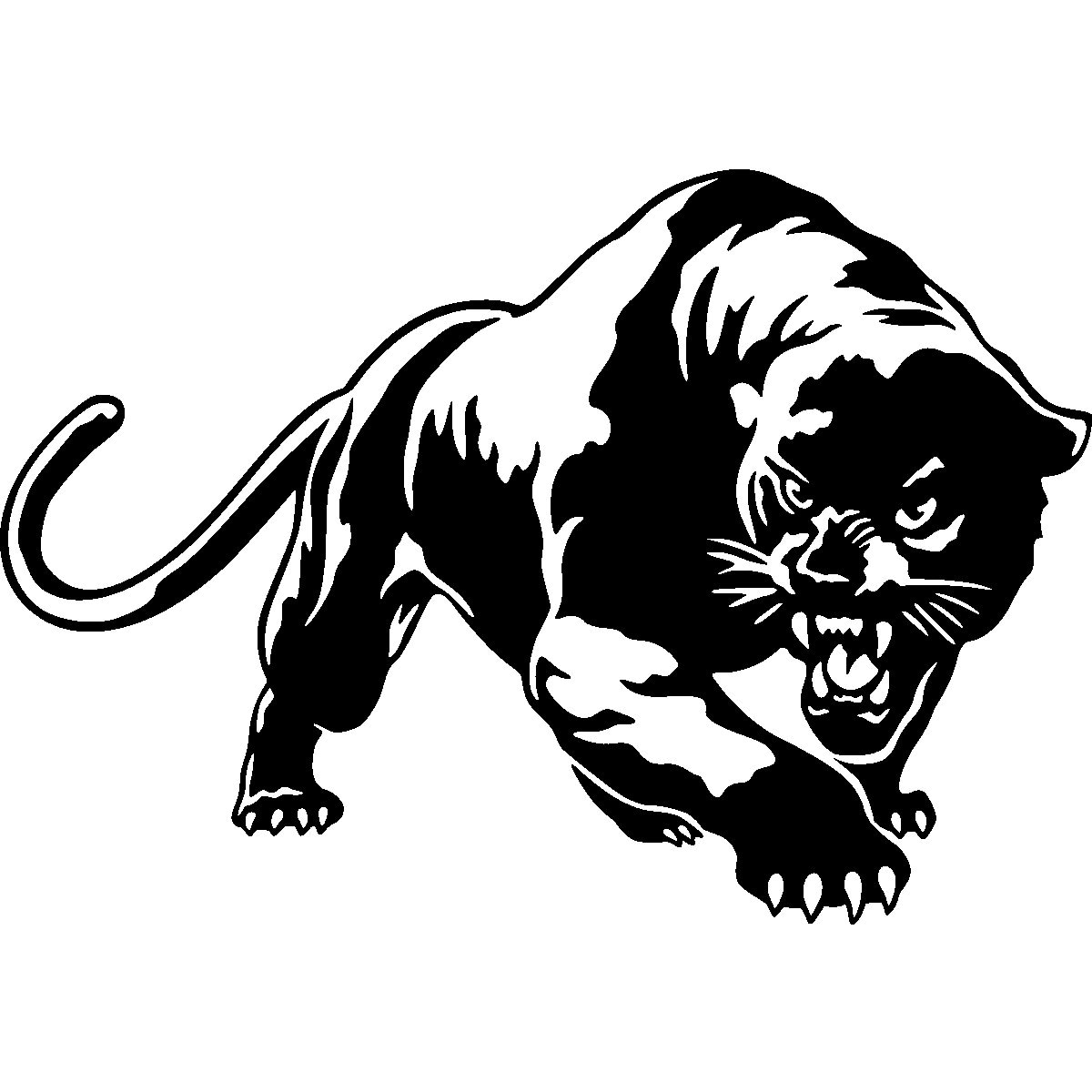 Panther Drawing Logo