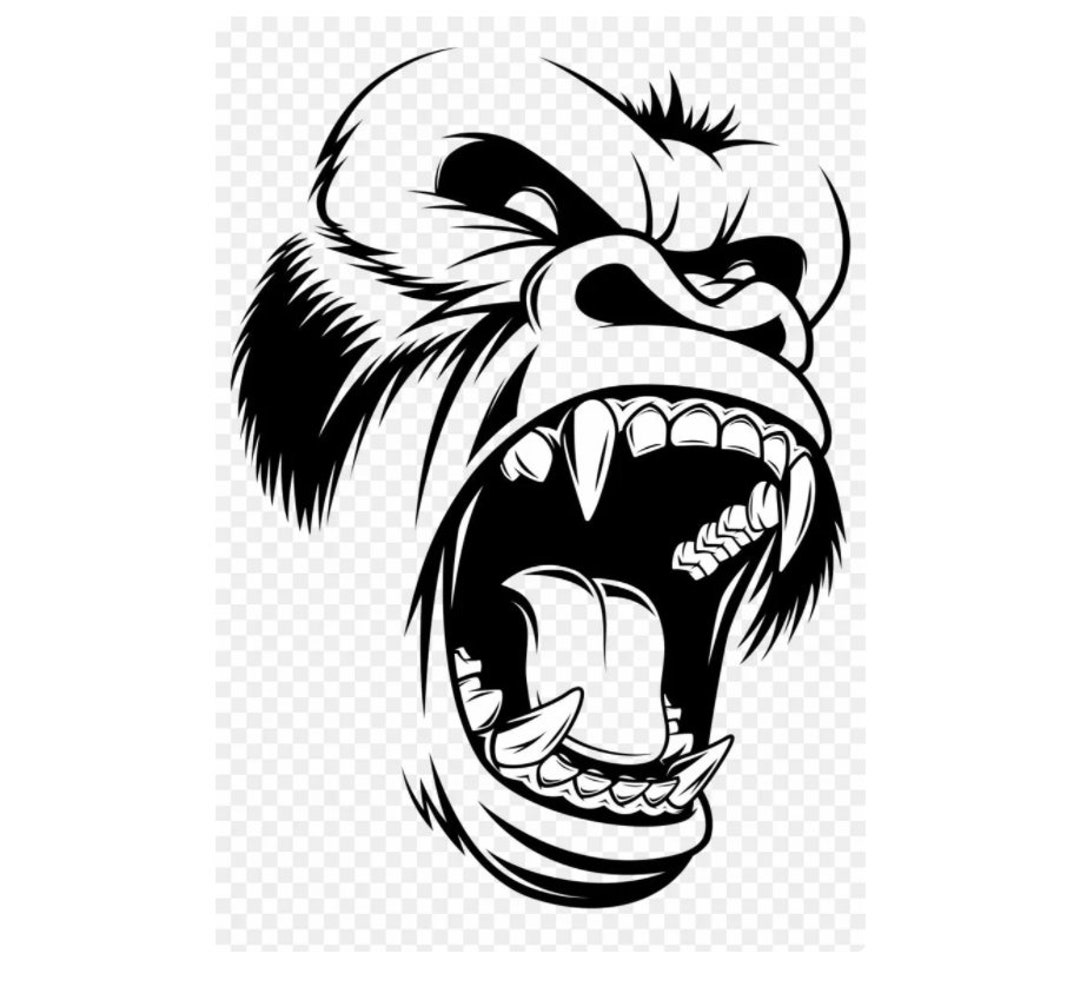 Gorilla Svg - Etsy