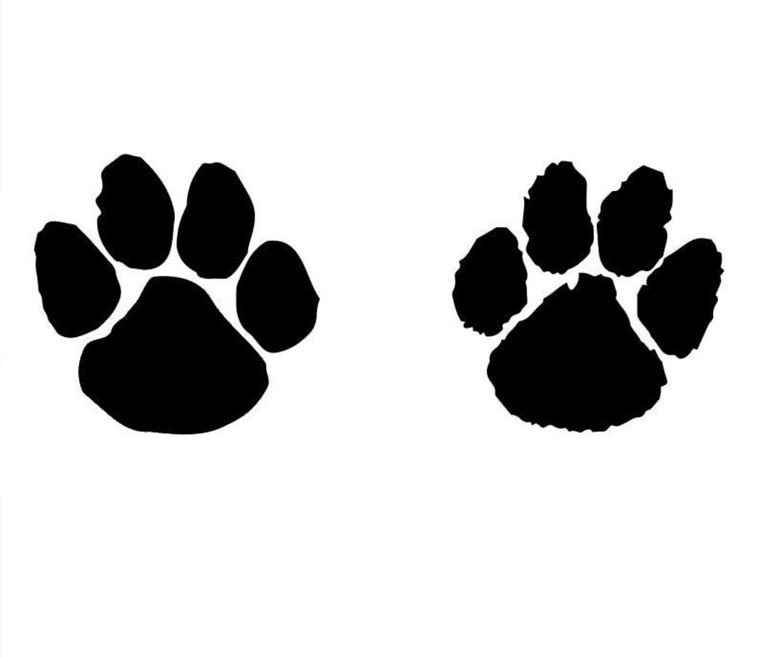 Tiger Paw Svg - Etsy