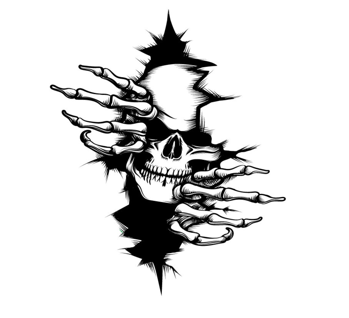 Skull Svg (Download Now) - Etsy