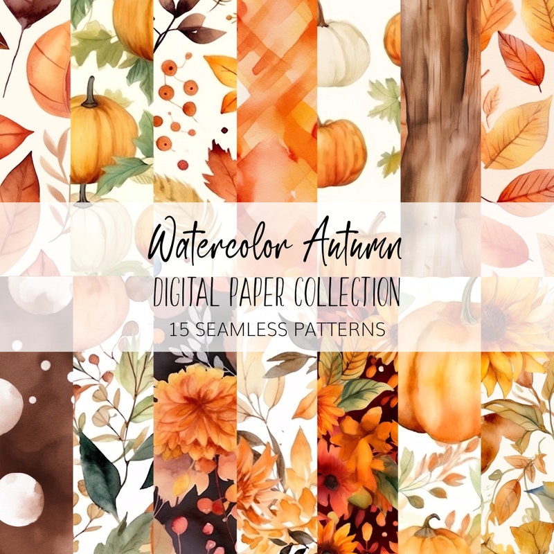 Autumn Digital - Etsy