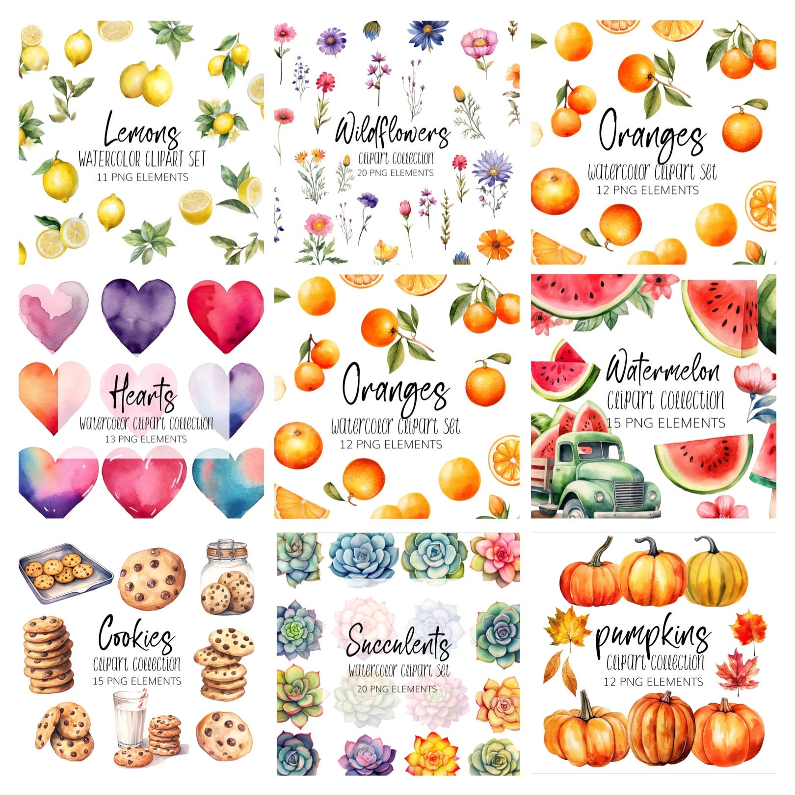 CLIPART BUNDLE Every Clipart Set in Shop - Etsy