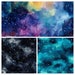 Galaxy Digital Paper Set, Watercolor, Seamless Patterns - Instant ...