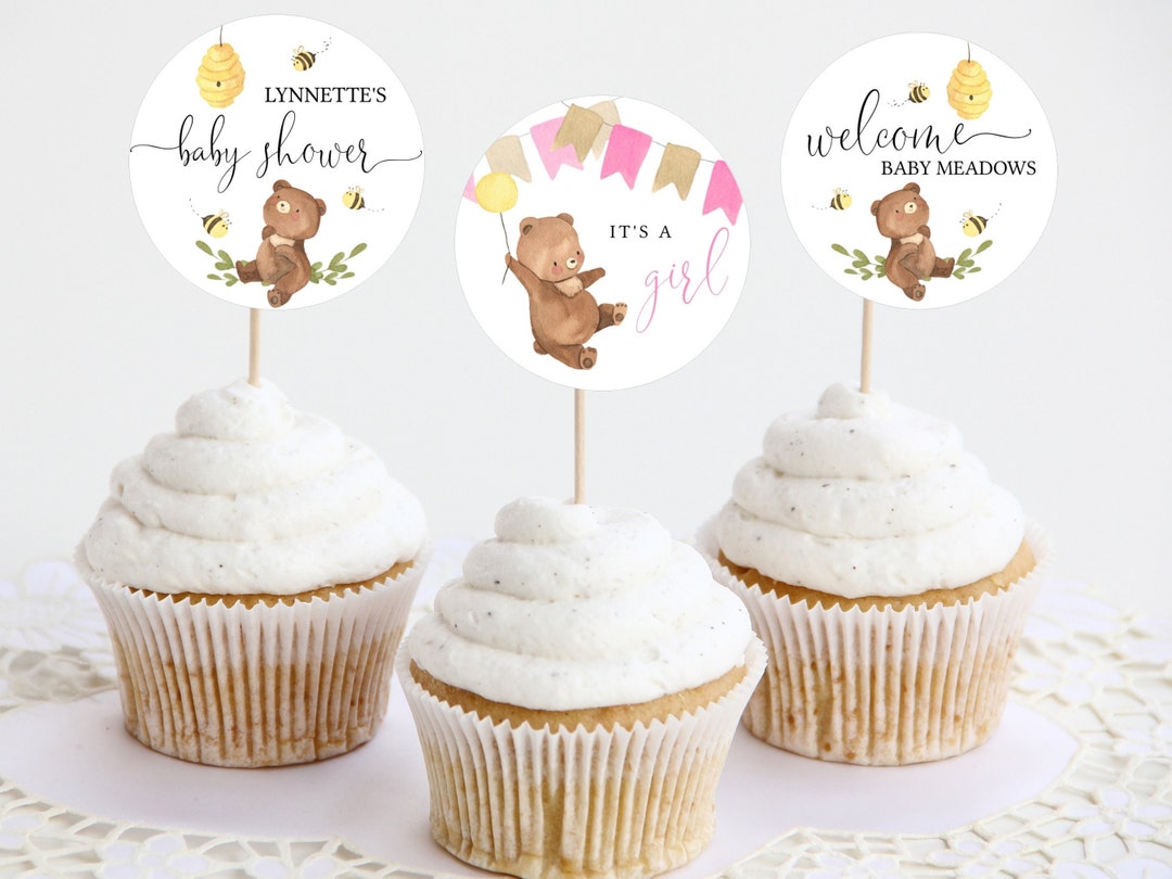 Teddy Bear Cake Toppers, Baby Shower Decorations, Birthday Cake Toppers ...
