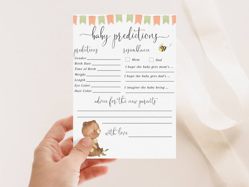 30 Editable Teddy Bear Baby Shower Games, Baby Shower Games Bundle ...