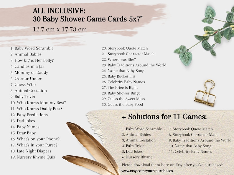 30 Editable Teddy Bear Baby Shower Games, Baby Shower Games Bundle ...