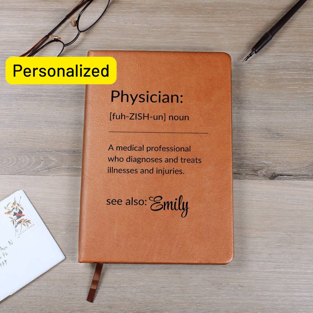 Personalized Physician Journal, Custom Medical Practitioner Notebook ...