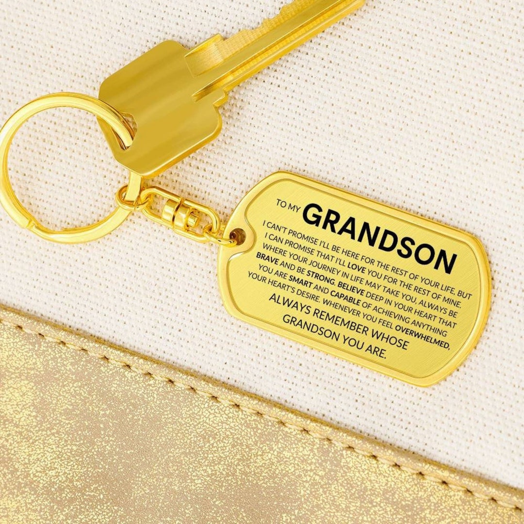 Grandson Keychain Keepsake | Church Confirmation, Senior Graduation ...