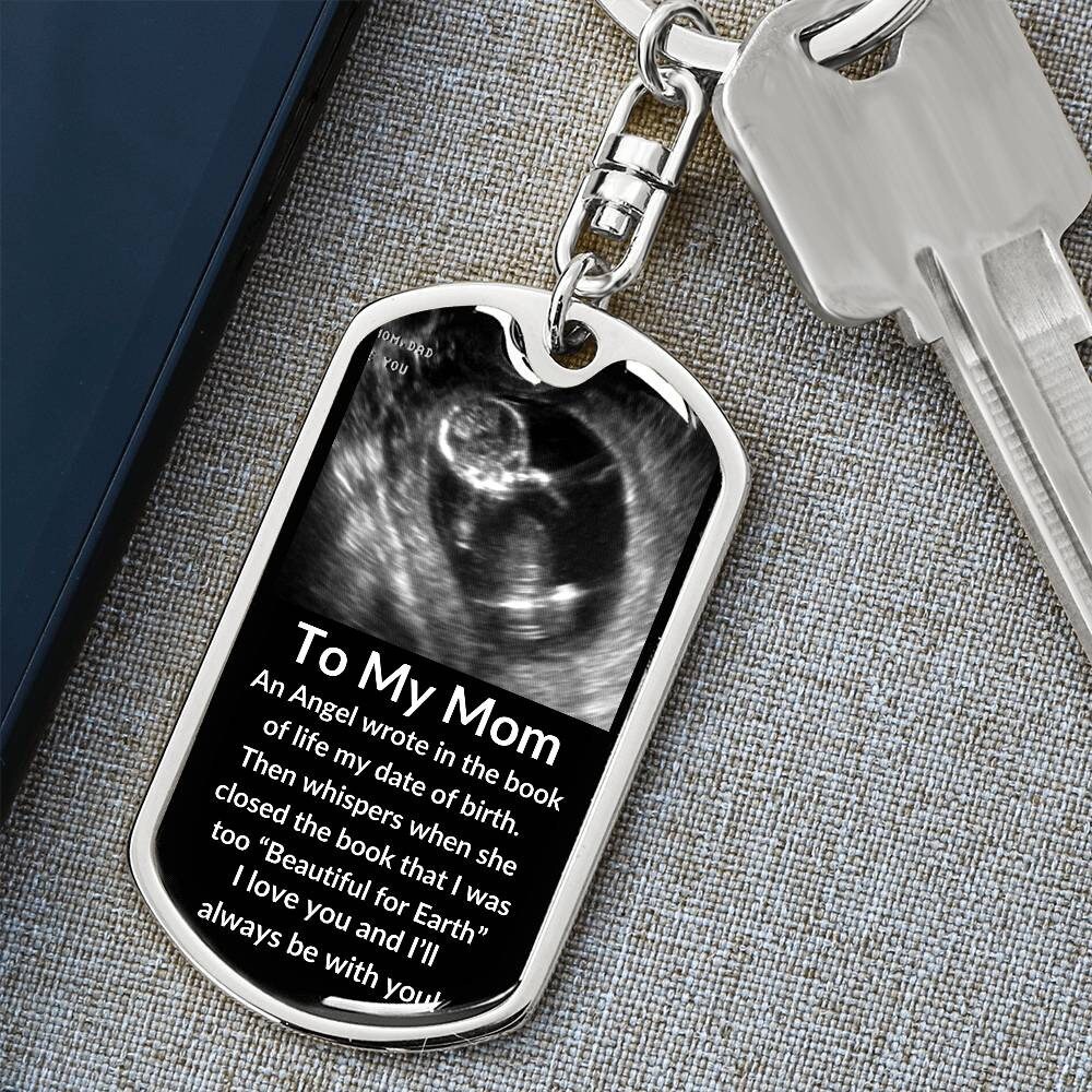 Personalized Miscarriage Keepsake for Mom, Miscarriage Dog Tag Keychain ...