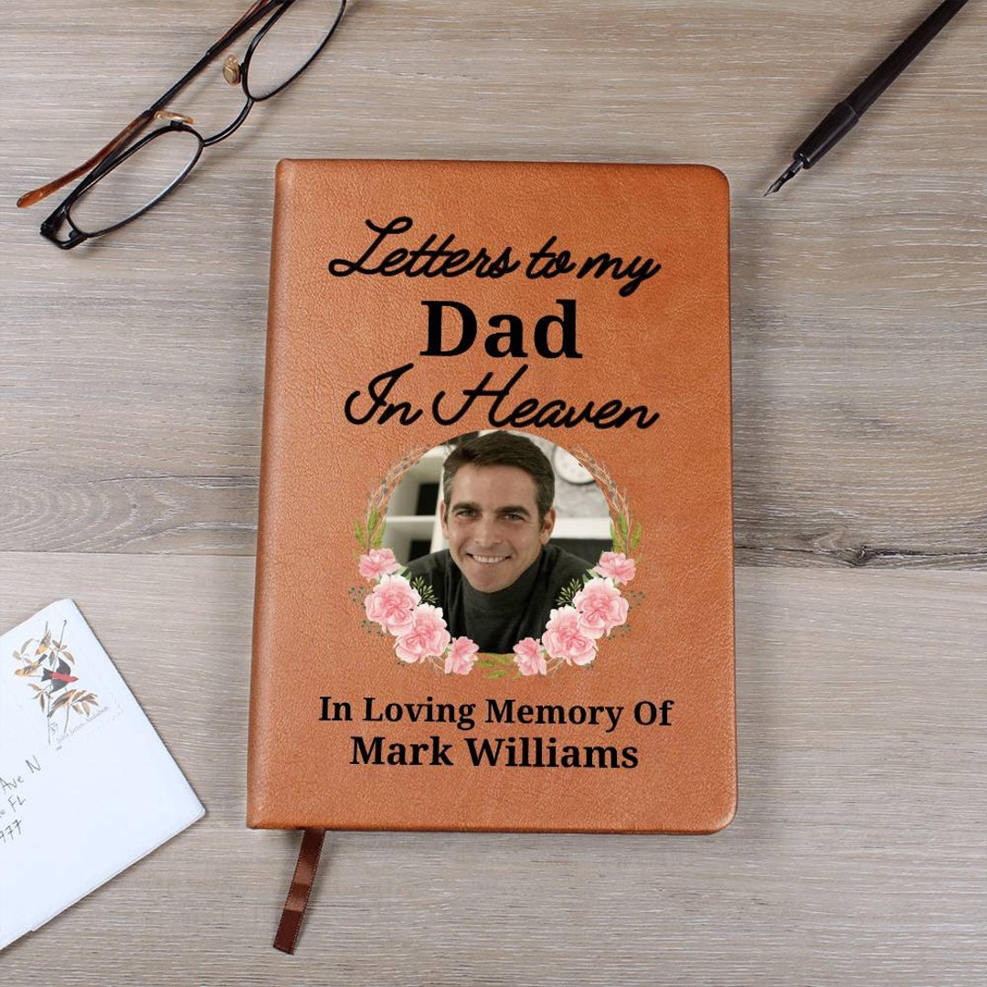 Loss of Father Grief Gift for Daughter or Son Journal, Personalized Dad ...