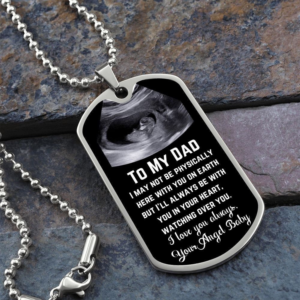 Personalized Miscarriage Gift for Dad | Custom Ultrasound Condolence ...