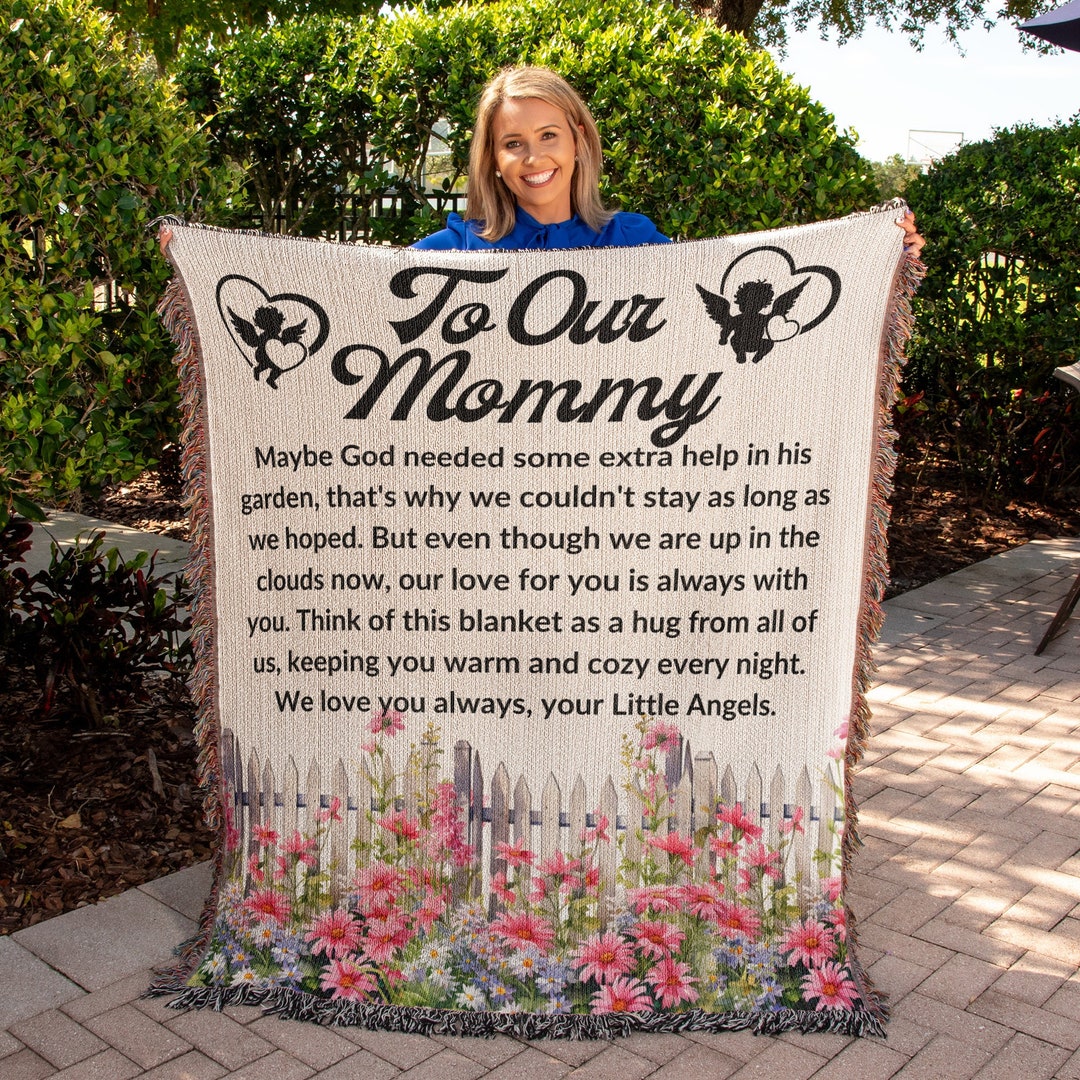Multiple Miscarriage Woven Blanket for Mother | Angel Baby Message to ...