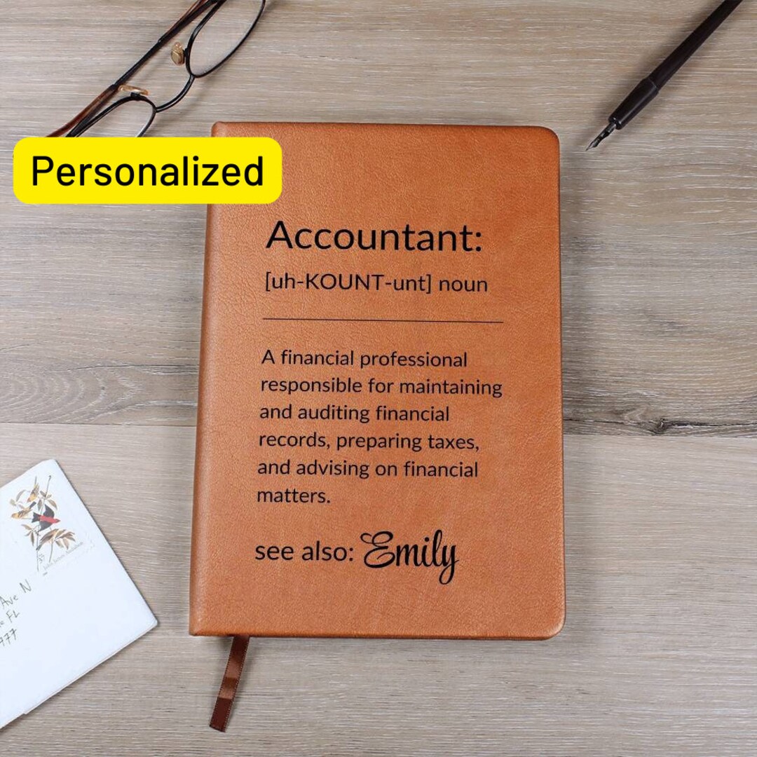 Personalized Accountant Journal, Custom Accountant Notebook Gift ...